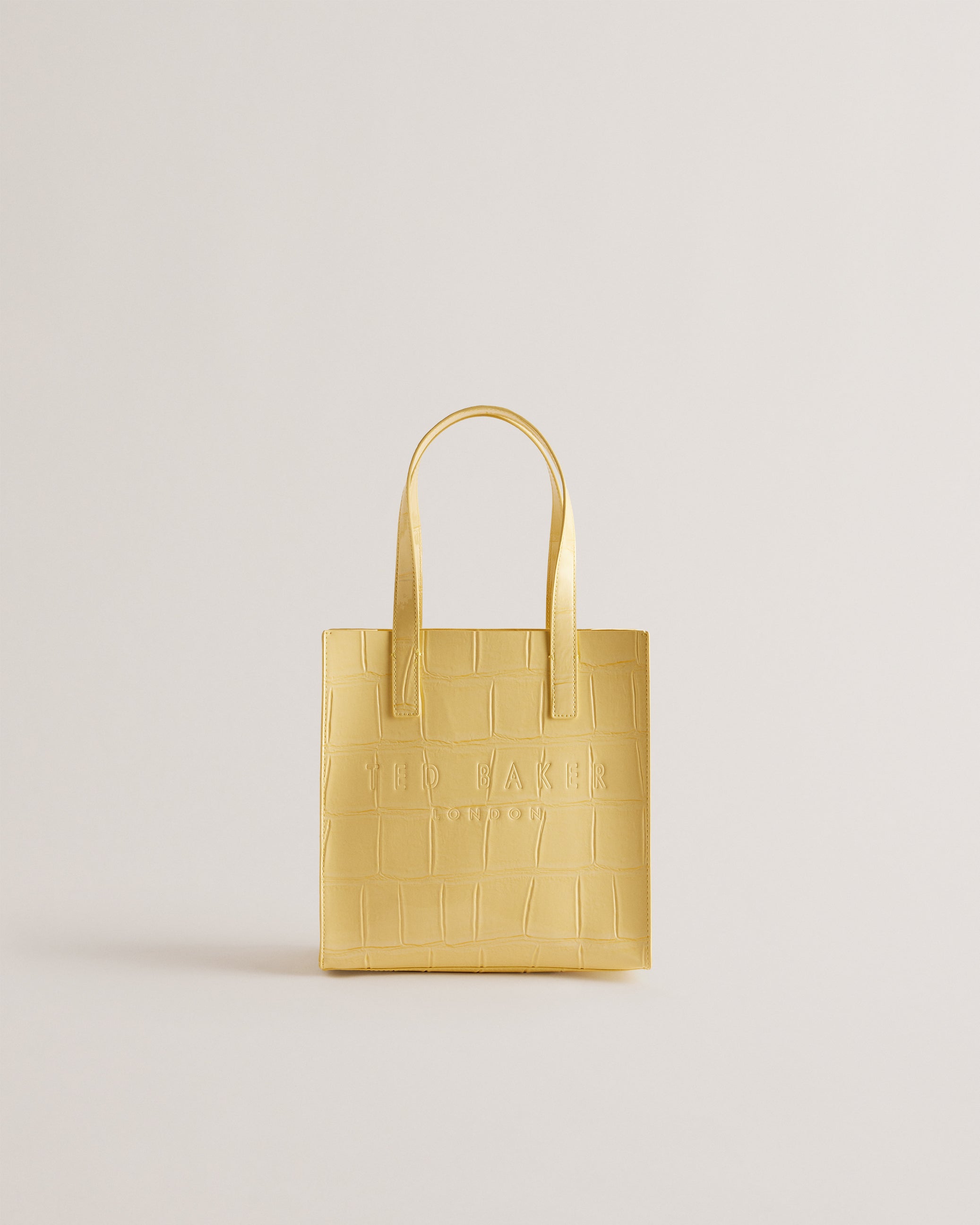 Shop Reptcon Croc Detail Small Icon Bag Lt-Yellow for Women Online ...